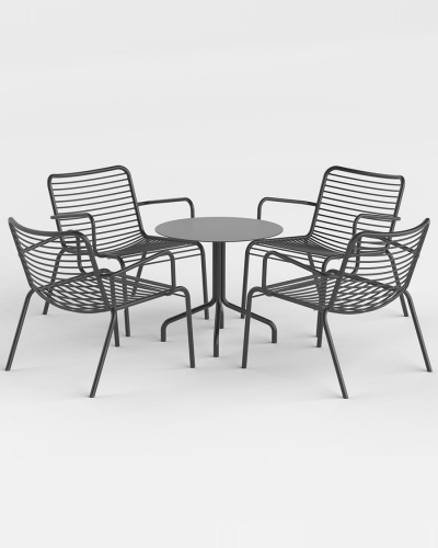 CONTOUR All Metal Outdoor Lounge Chair