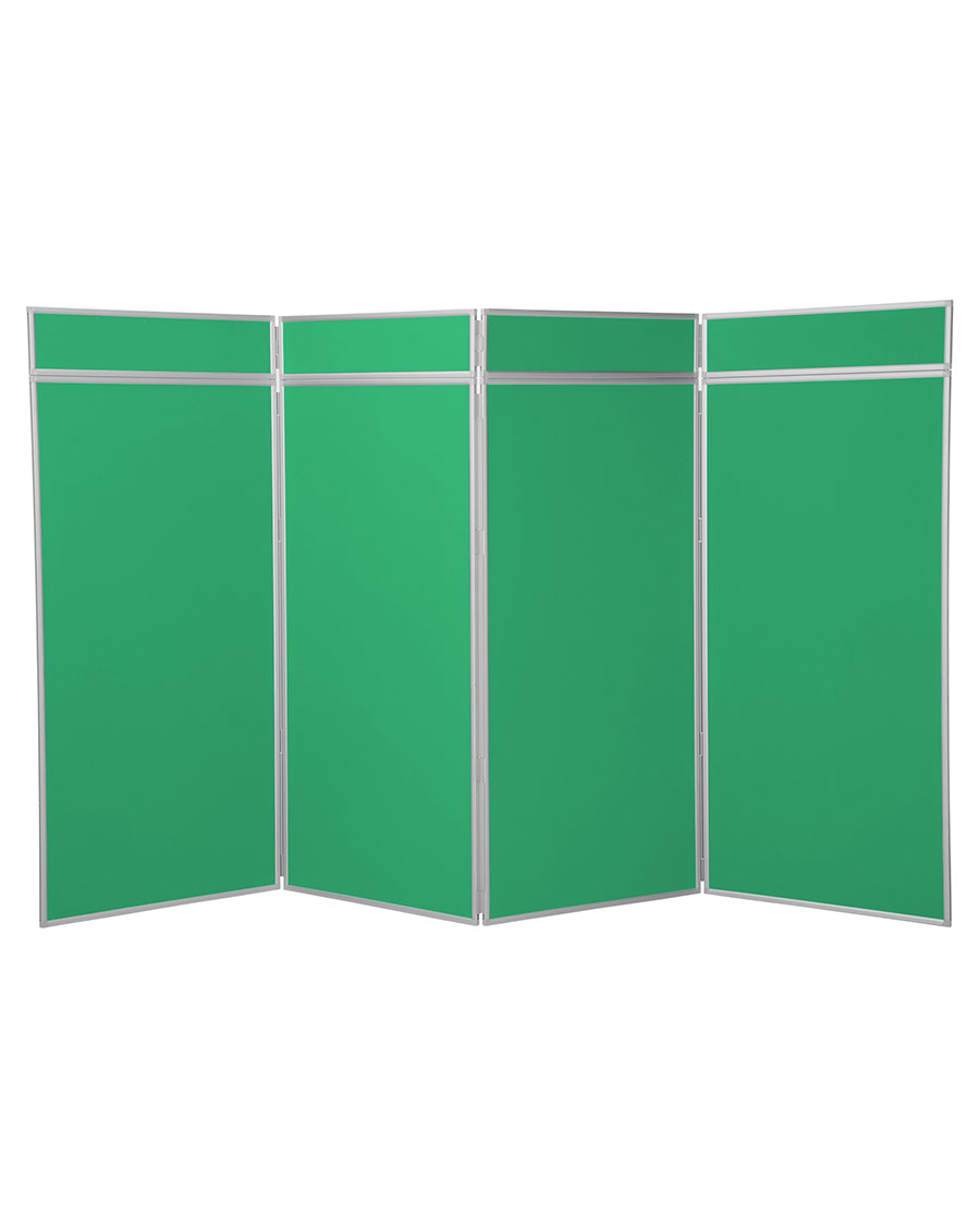4 Panel Folding Jumbo Display Stand - Aluminium Frame