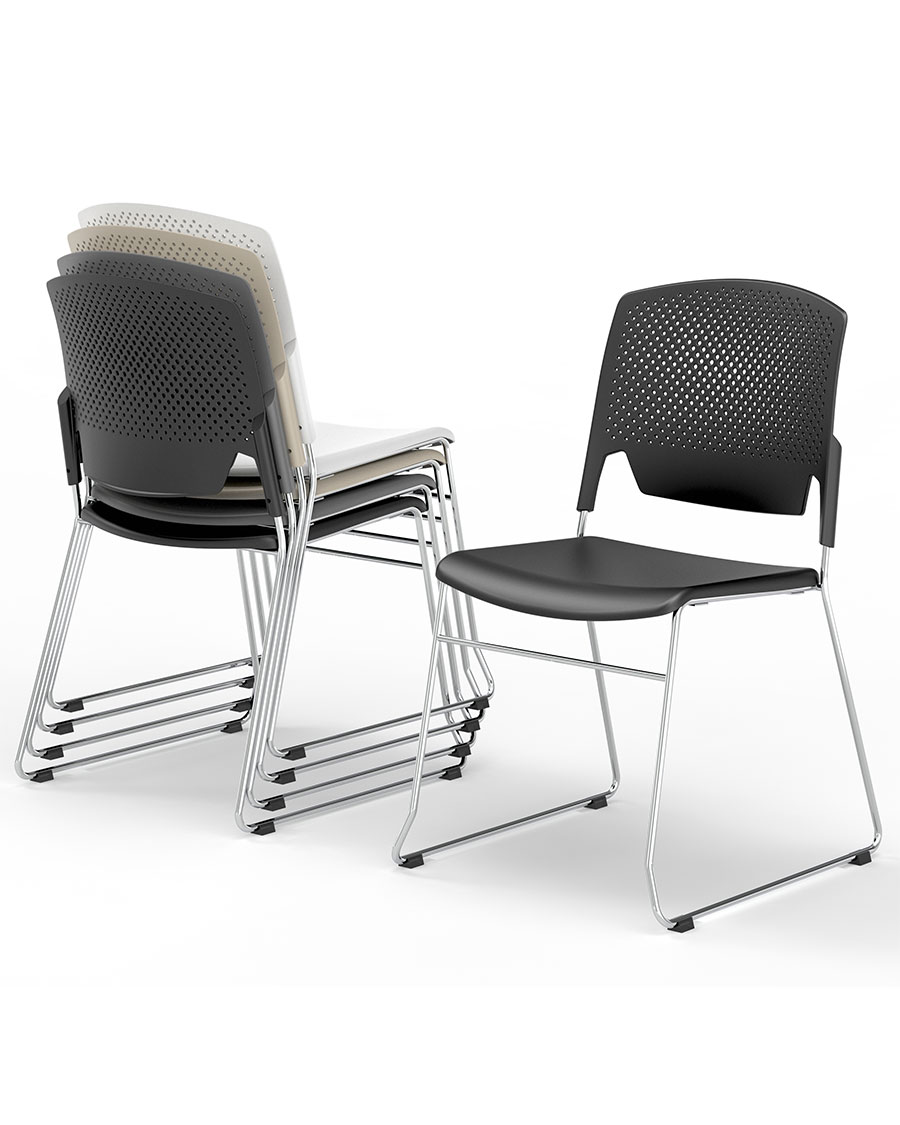 EDGE High-Density Stacking Plastic Chair
