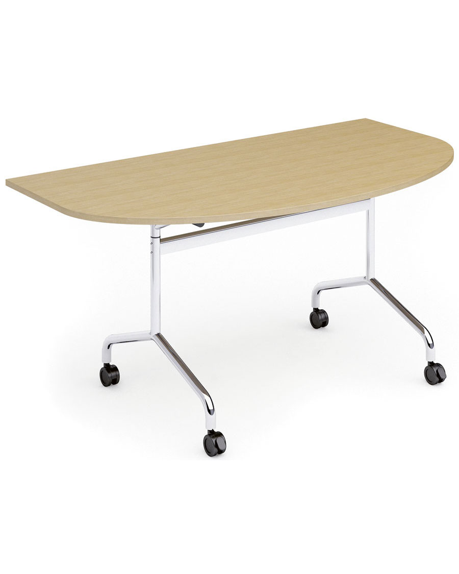"FLIB" D-End Tilt-Top Meeting Table