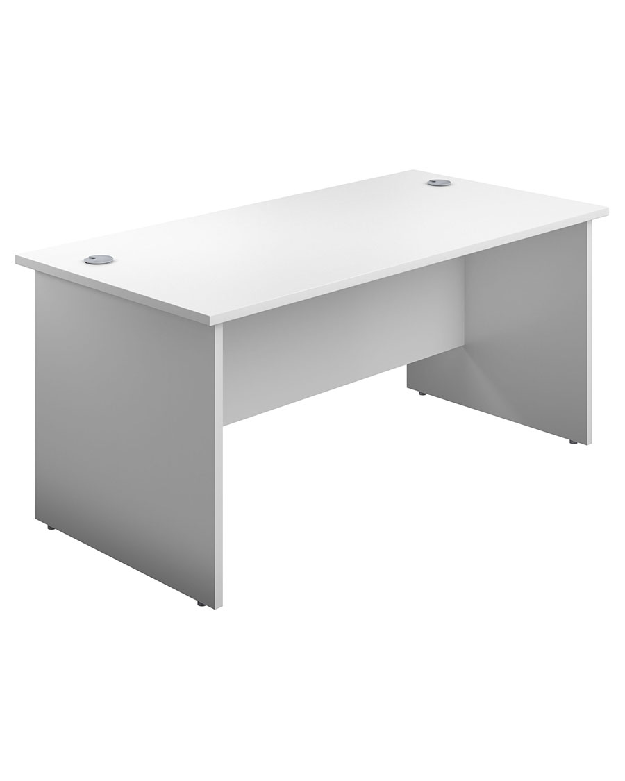 Panel End Rectangular Workstation 24H