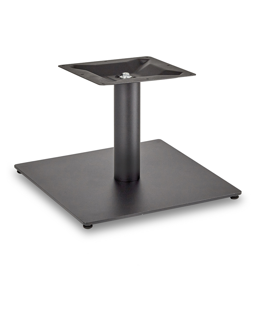 Silhouette Table Pedestal - Round Post & Square Base