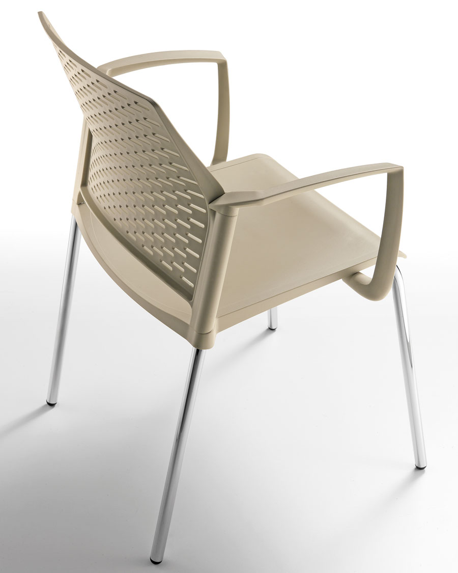 Rewind Four Leg Stacking Chair