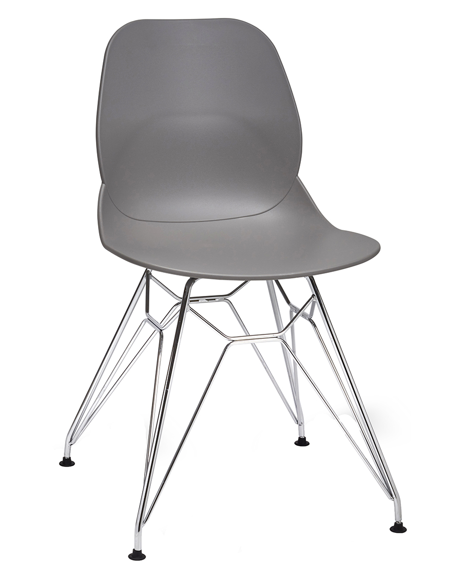 Shoreditch Eiffel Base Chair - Chrome Frame