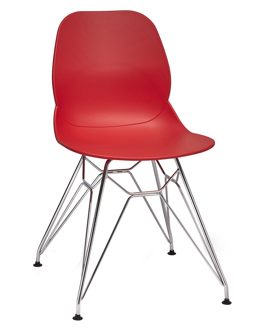 Shoreditch Eiffel Base Chair - Chrome Frame