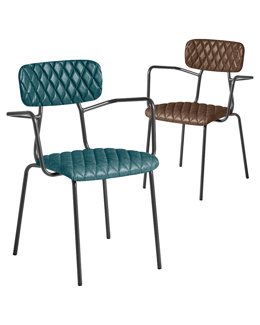 Kara Faux Leather Armchair