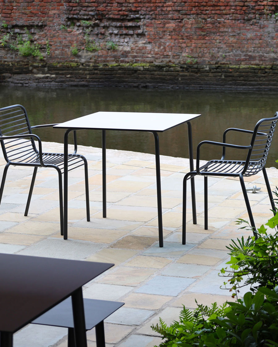 Origin "In-Out" Square Cafe Table