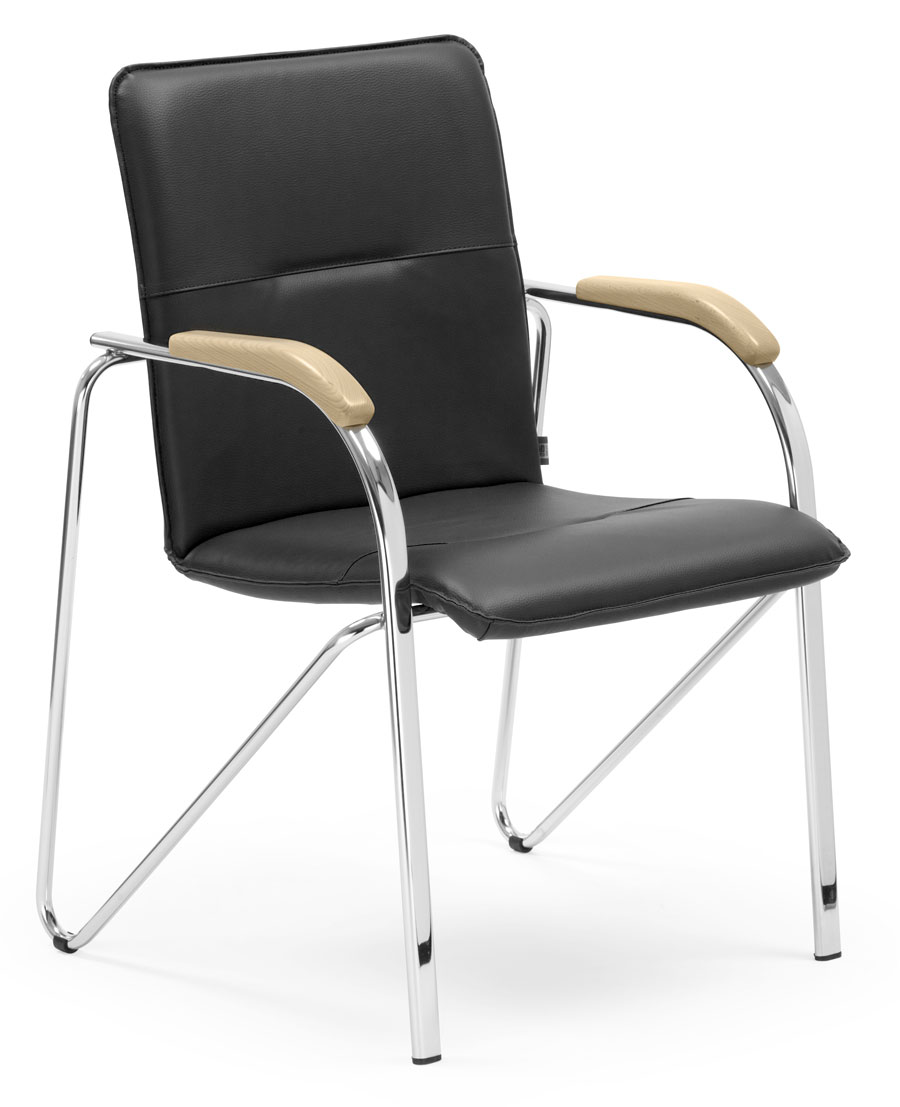 "Samba" Leather Visitor Armchair
